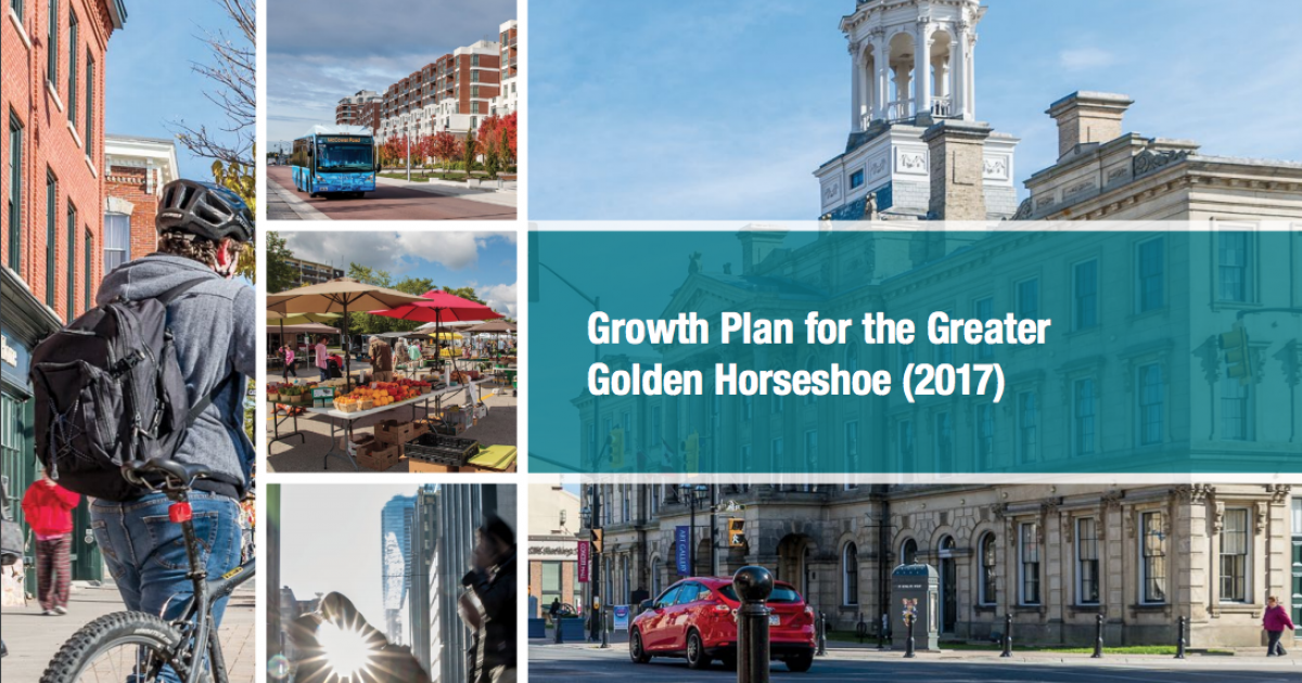 Ontario’s Growth Plan for the Greater Golden Horseshoe and Greenbelt ...